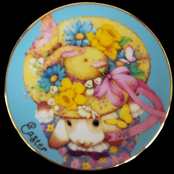 Avon | Holiday | Vintage Avon Easter 995 Plate My Easter Bonnet ...